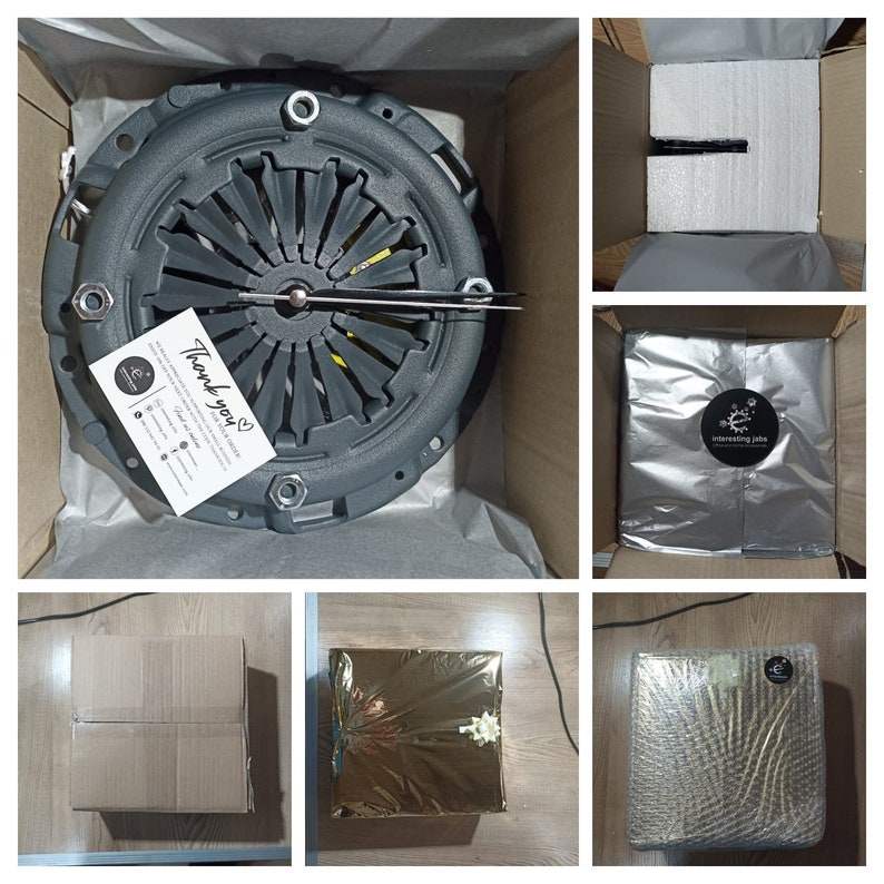 Handmade Wall and Table Clock Made of Clutch Pressure Plate, Automotive ...