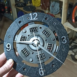 Handmade Wall and Table Clock Made of Clutch Pressure Plate, Automotive ...