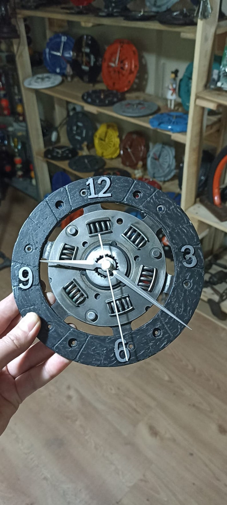 Handmade Wall and Table Clock Made of Clutch Pressure Plate, Automotive ...