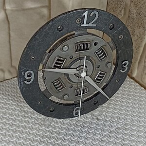 Handmade Wall and Table Clock Made of Clutch Pressure Plate, Automotive ...