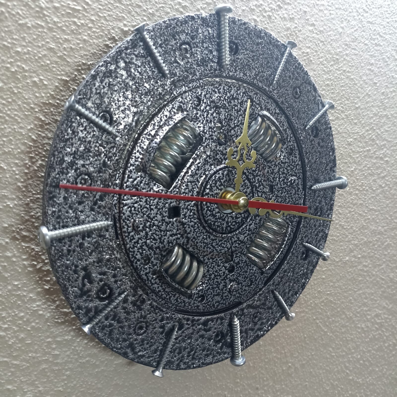 Handmade Wall and Table Clock Made of Clutch Pressure Plate, Automotive ...