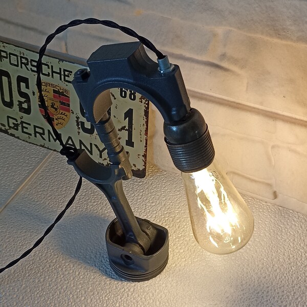Piston Table Lamp - Etsy