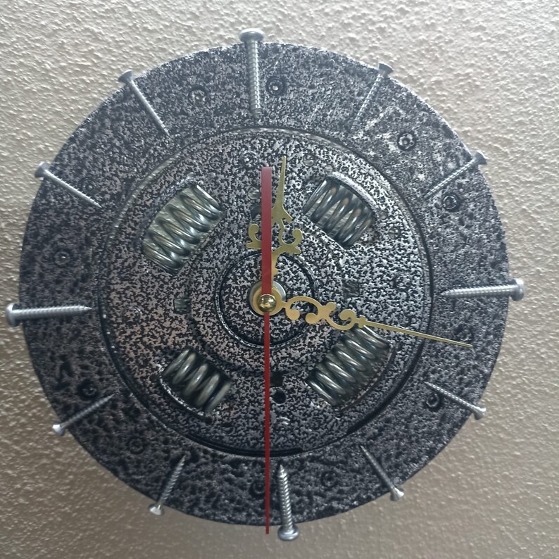 Handmade Wall and Table Clock Made of Clutch Pressure Plate, Automotive ...