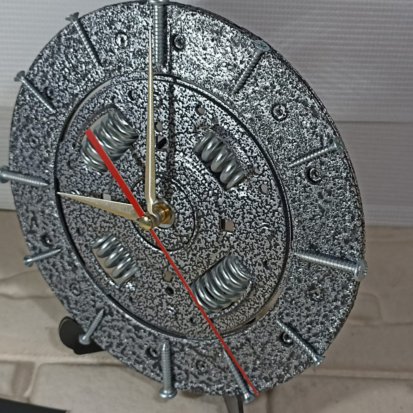Handmade Wall and Table Clock Made of Clutch Pressure Plate - Etsy