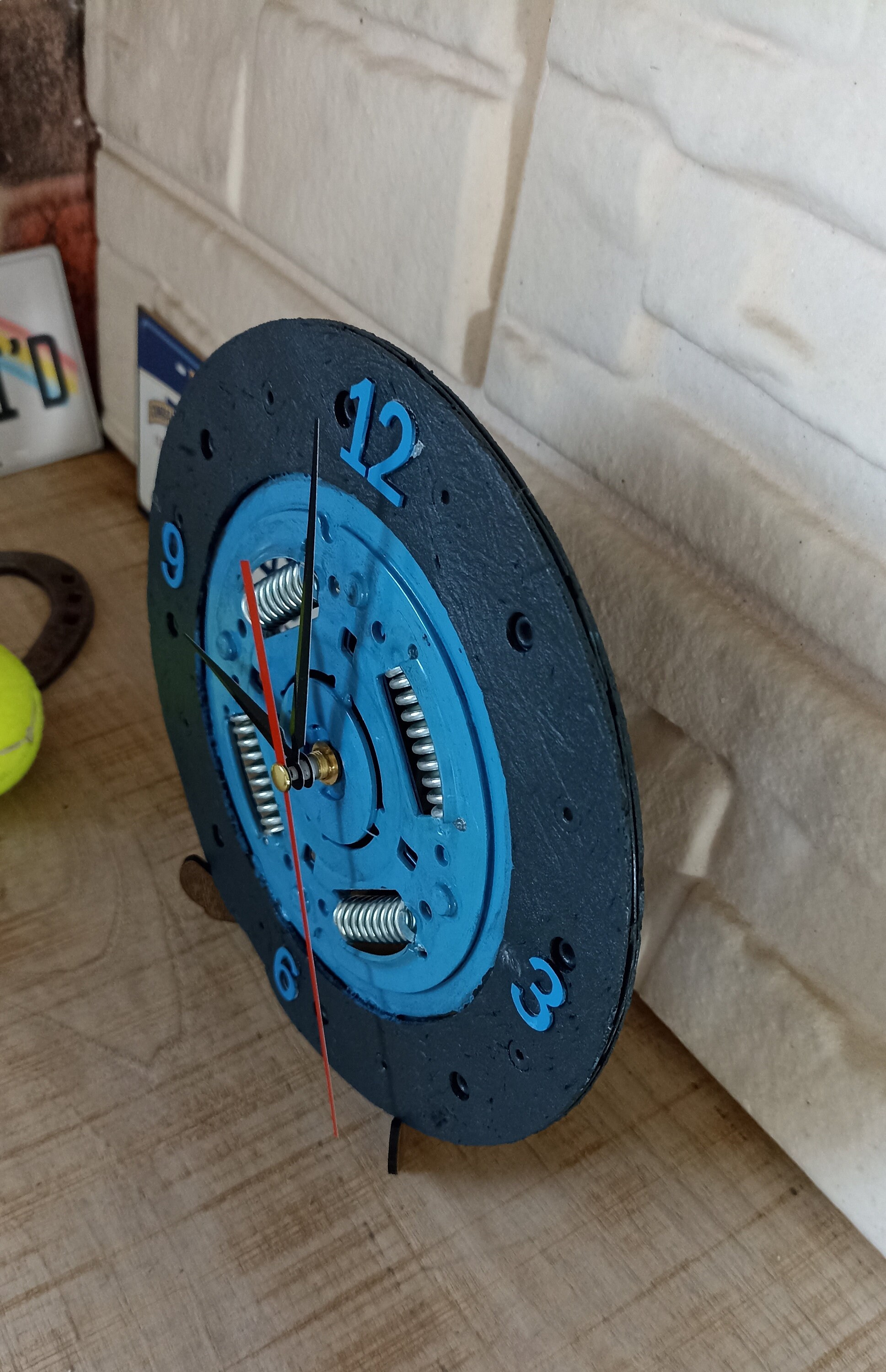 Handmade Wall and Table Clock Made of Clutch Pressure Plate, Automotive ...