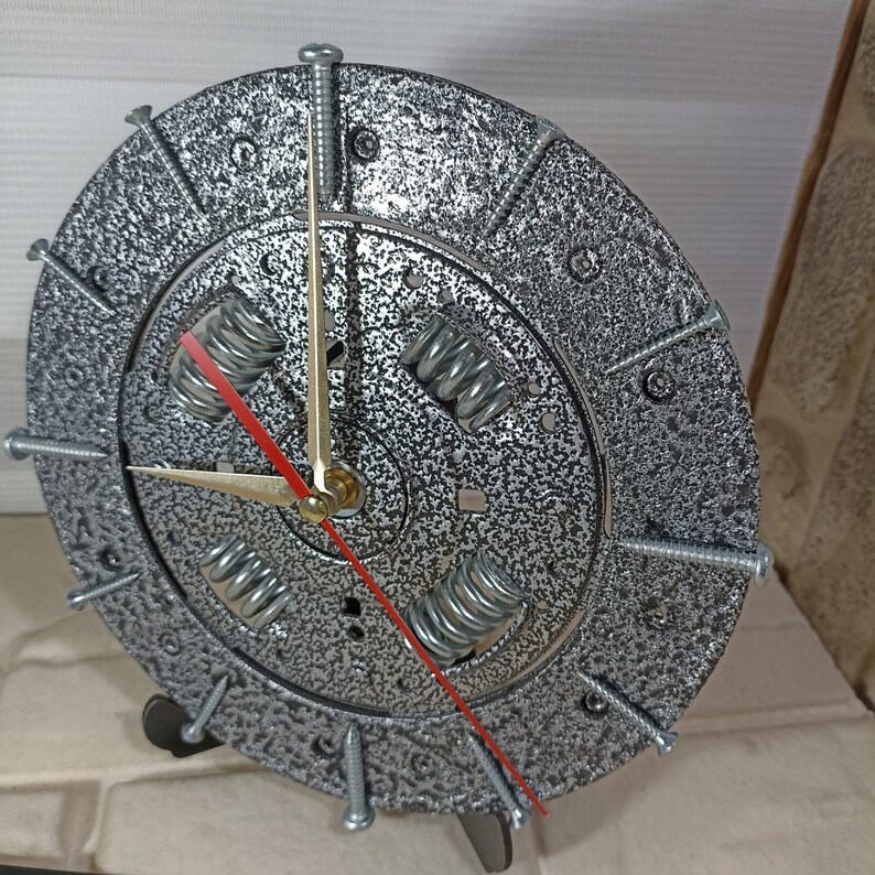 Handmade Wall and Table Clock Made of Clutch Pressure Plate - Etsy