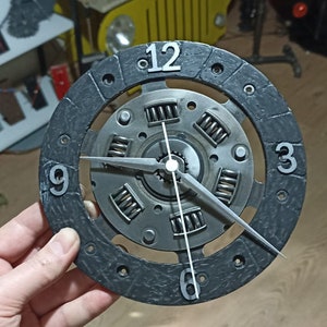 Handmade Wall and Table Clock Made of Clutch Pressure Plate, Automotive ...