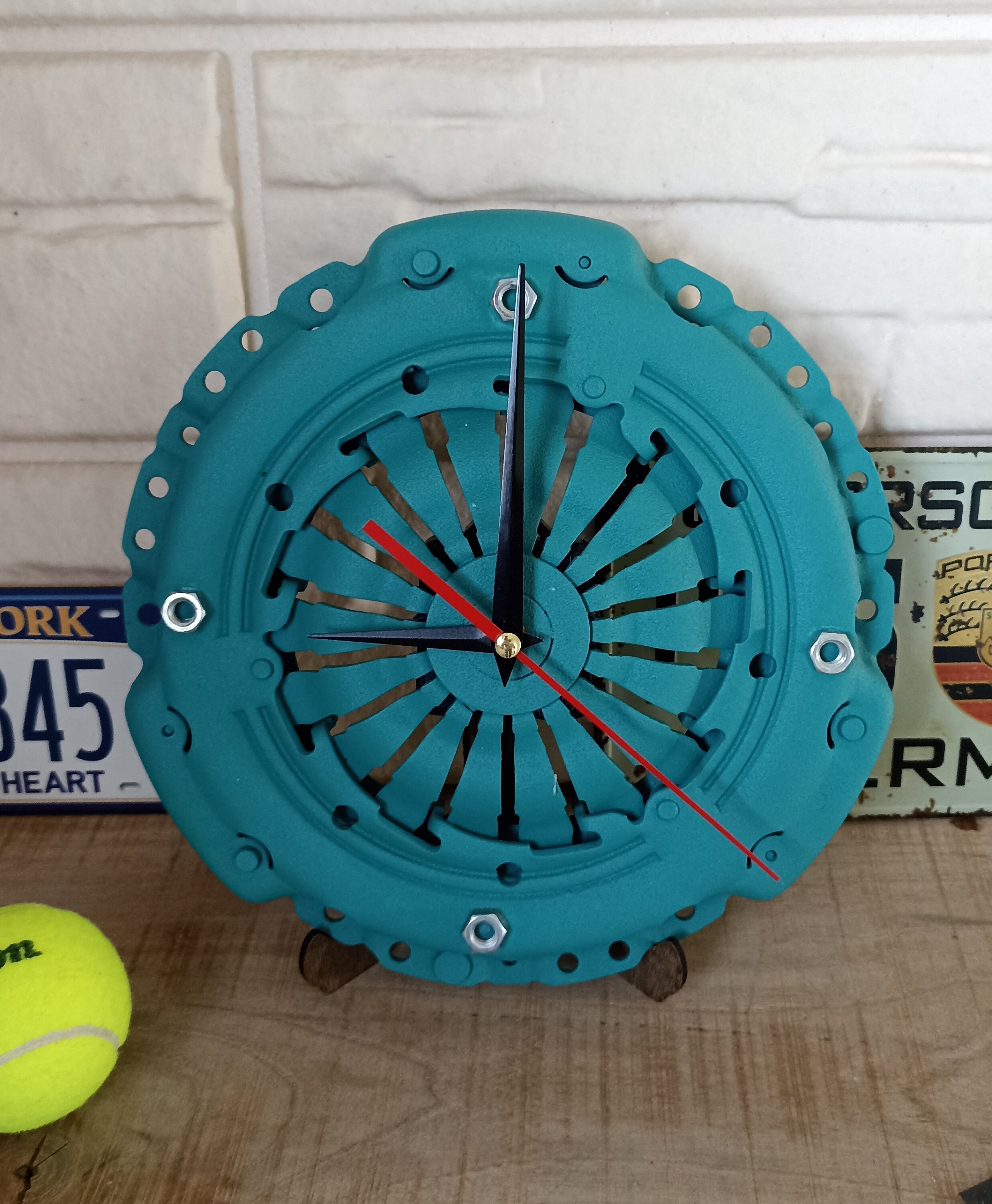 Handmade Wall and Table Clock Made of Clutch Pressure Plate, Automotive ...