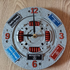 Handmade Wall and Table Clock Made of Clutch Pressure Plate, Automotive ...