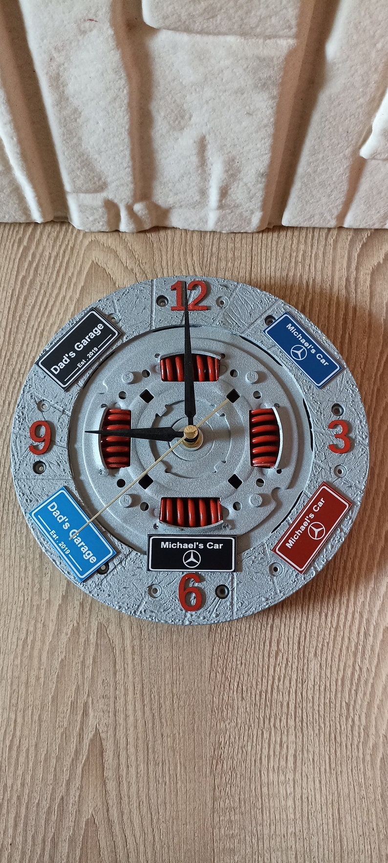 Handmade Wall and Table Clock Made of Clutch Pressure Plate, Automotive ...