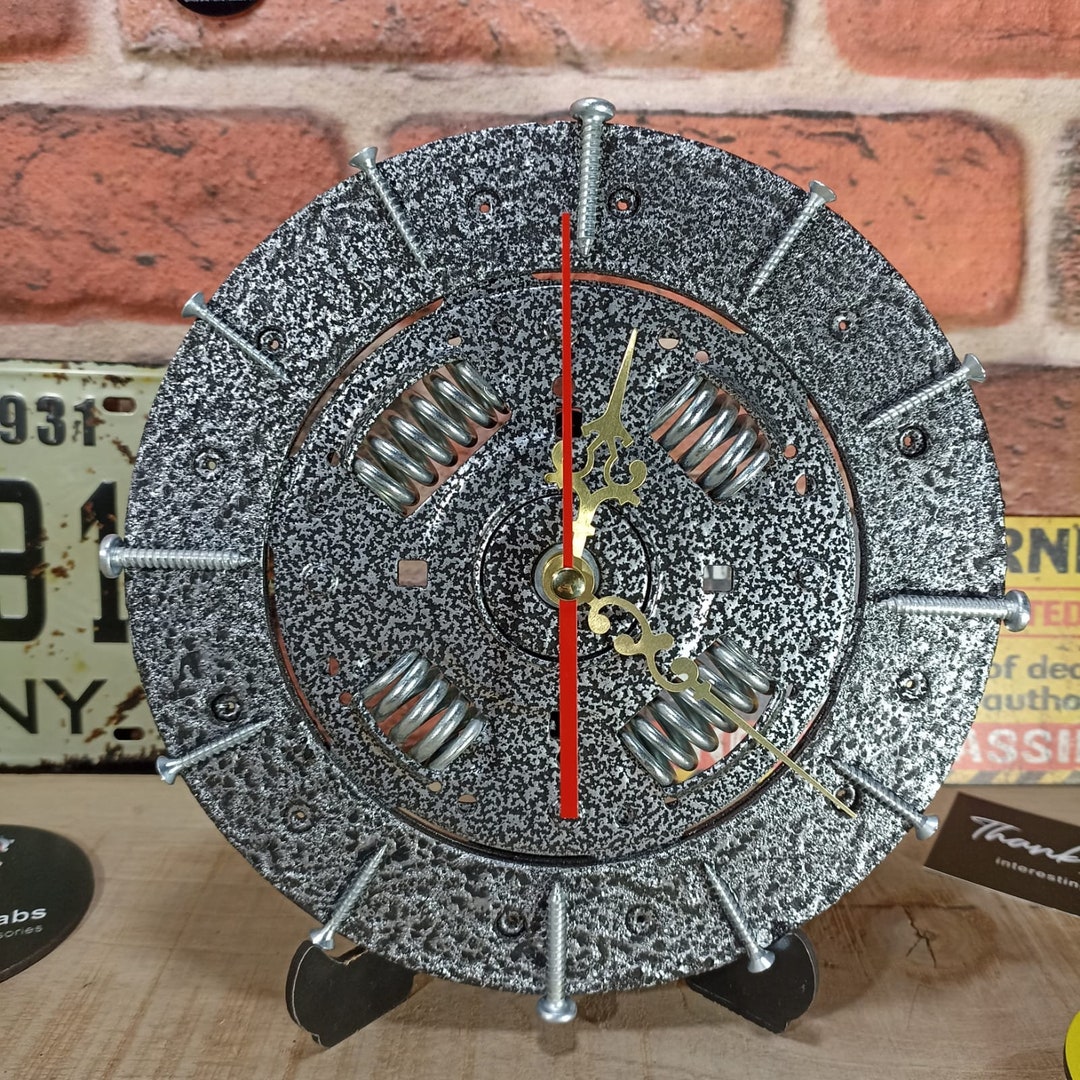 Handmade Wall and Table Clock Made of Clutch Pressure Plate, Automotive ...