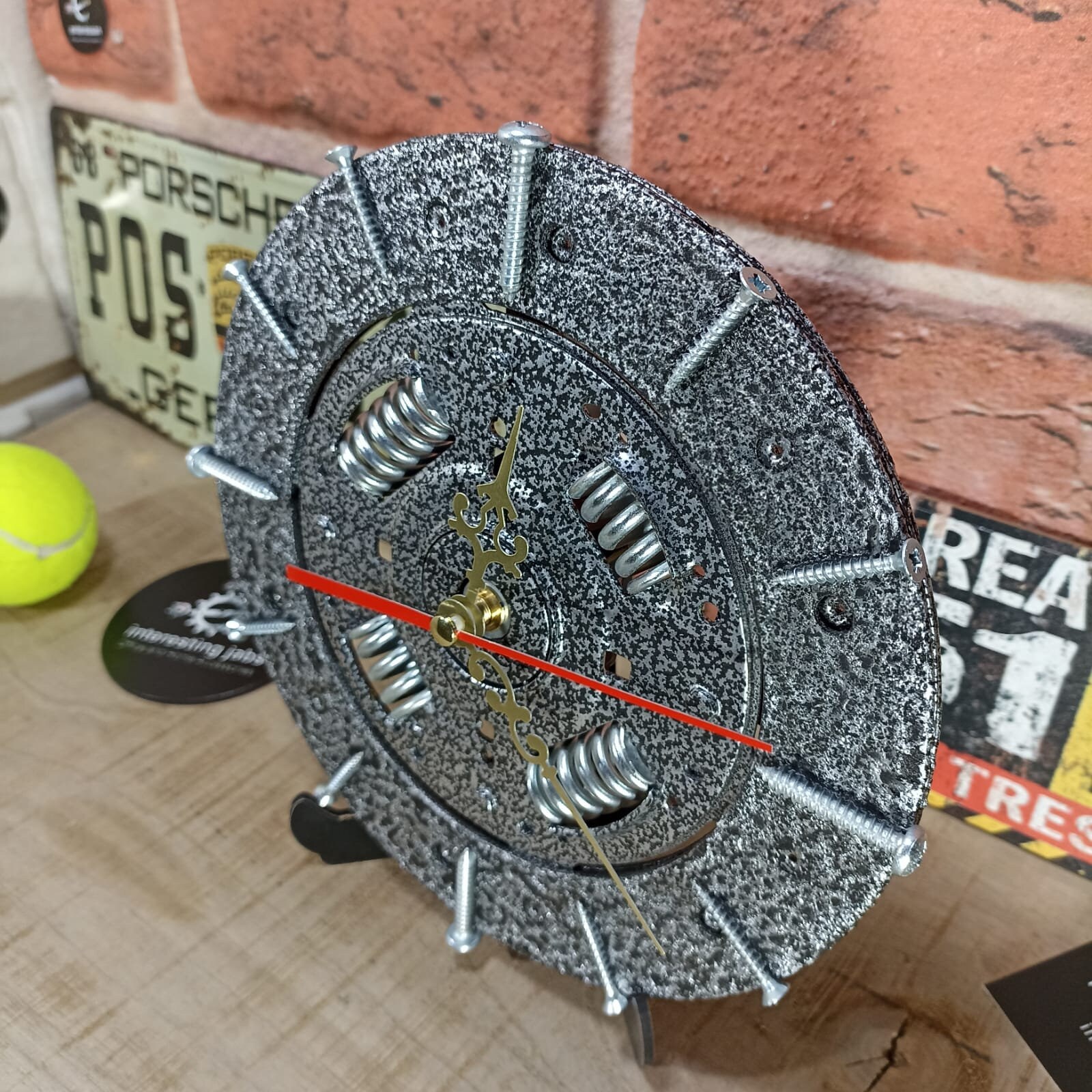 Handmade Wall and Table Clock Made of Clutch Pressure Plate, Automotive ...