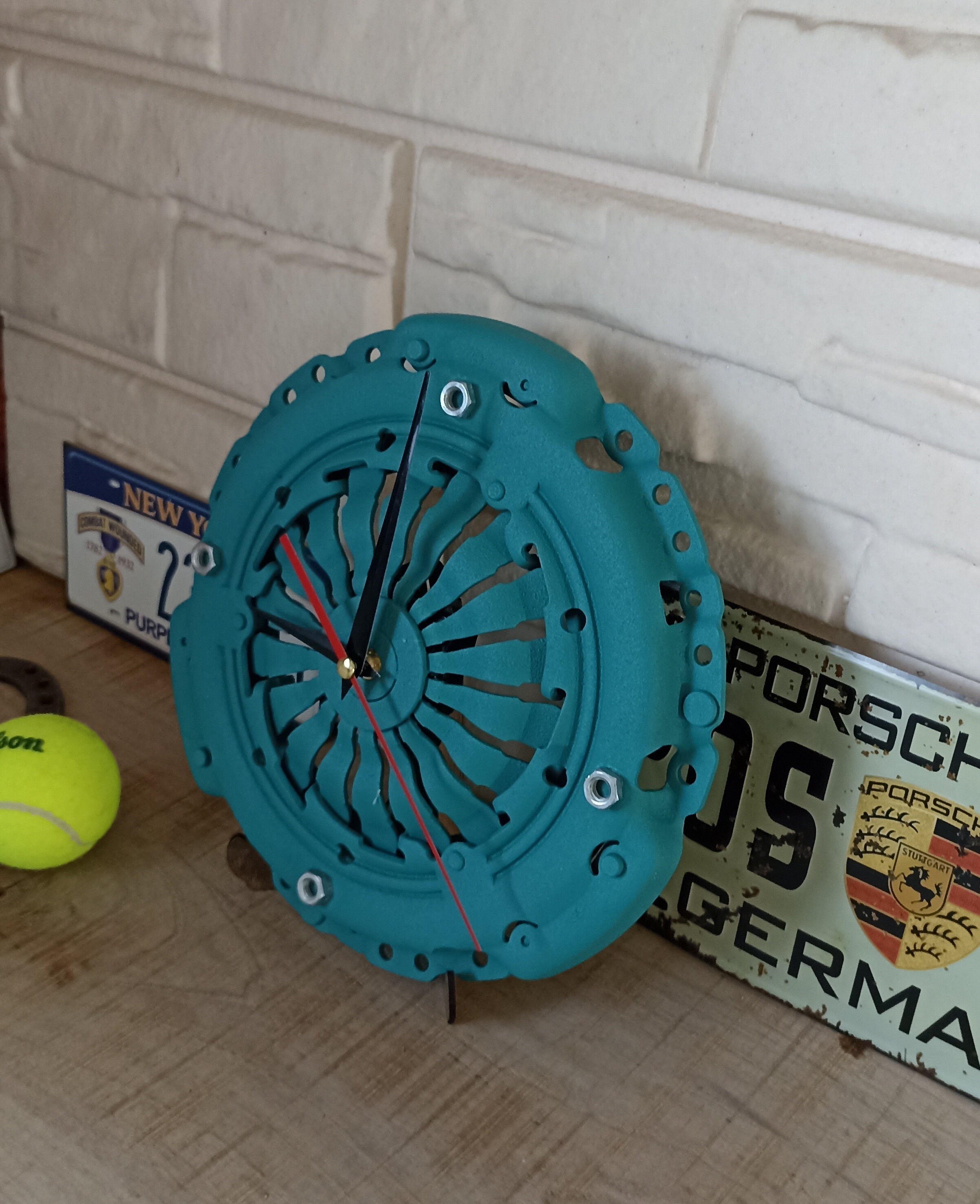 Handmade Wall and Table Clock Made of Clutch Pressure Plate, Automotive ...