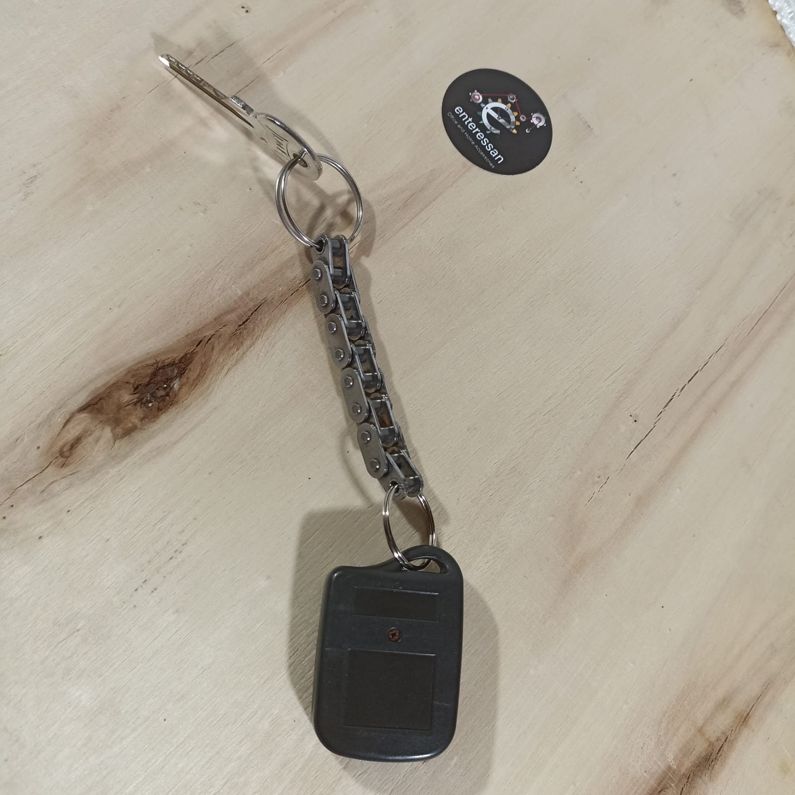 Eccentric Car Engine Chain Keychain, Engine Chain, Recycle Keychain ...