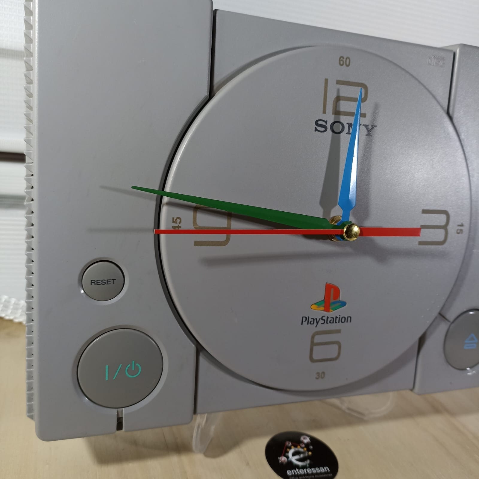 Playstation 1 Classic Console Clock, Playstation Game Room Decor. Retro ...