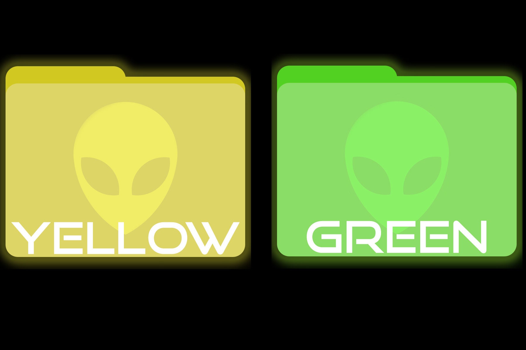 Alien Folder Icons for Mac - Etsy