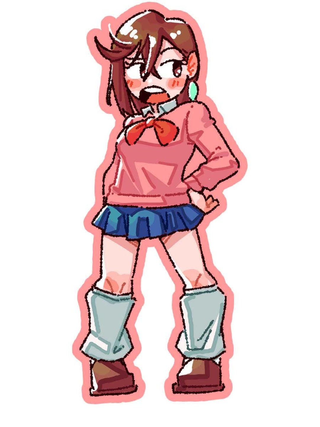 Momo Ayase Sticker - Etsy