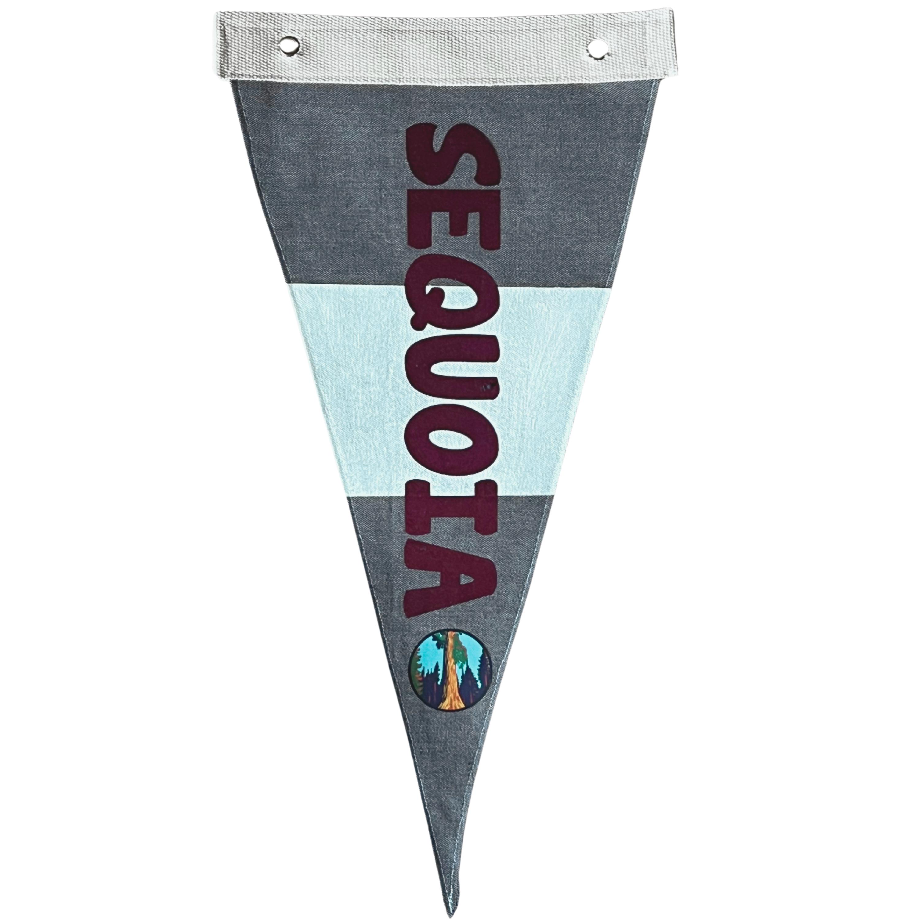 Vintage Inspired SEQUOIA National Park Canvas Camp Flag Pennant - Etsy