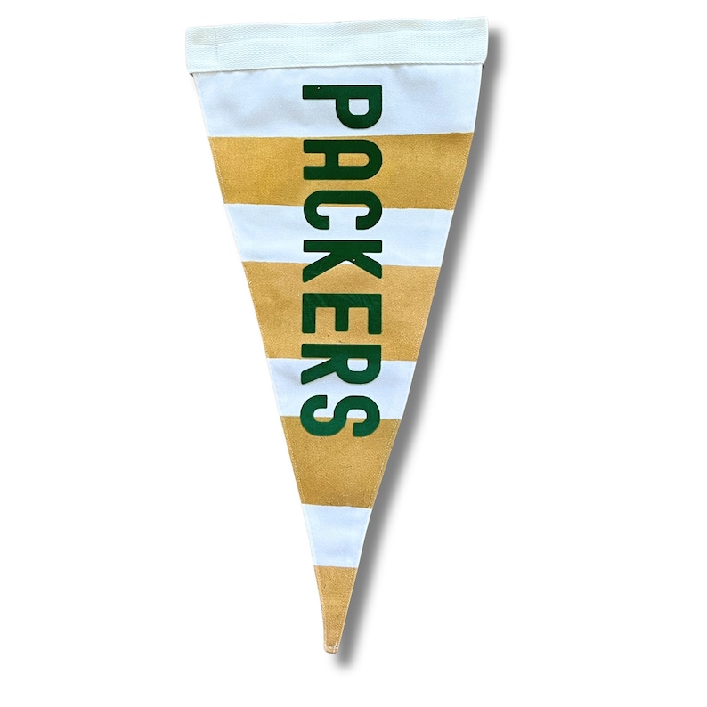 Vintage Style Packers Football Pennant Flag - Etsy
