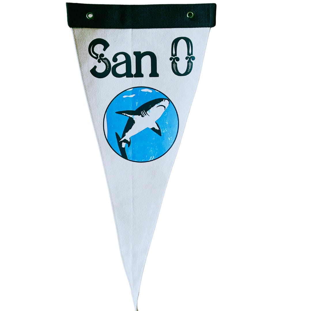 Vintage Inspired "san Onofre" SANO Canvas Surf Flag Pennant - Etsy