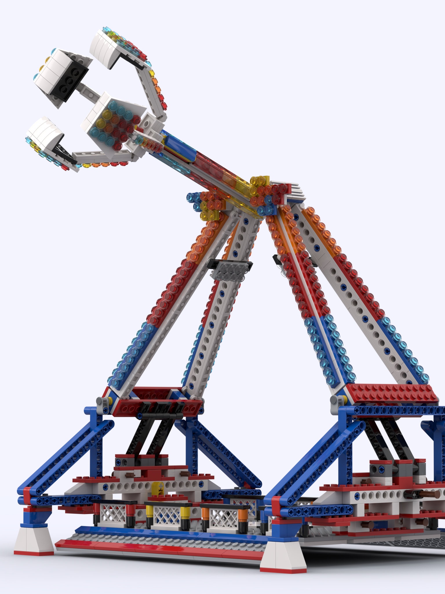 Freak Out Ride Lego Model (instructions Only) - Etsy