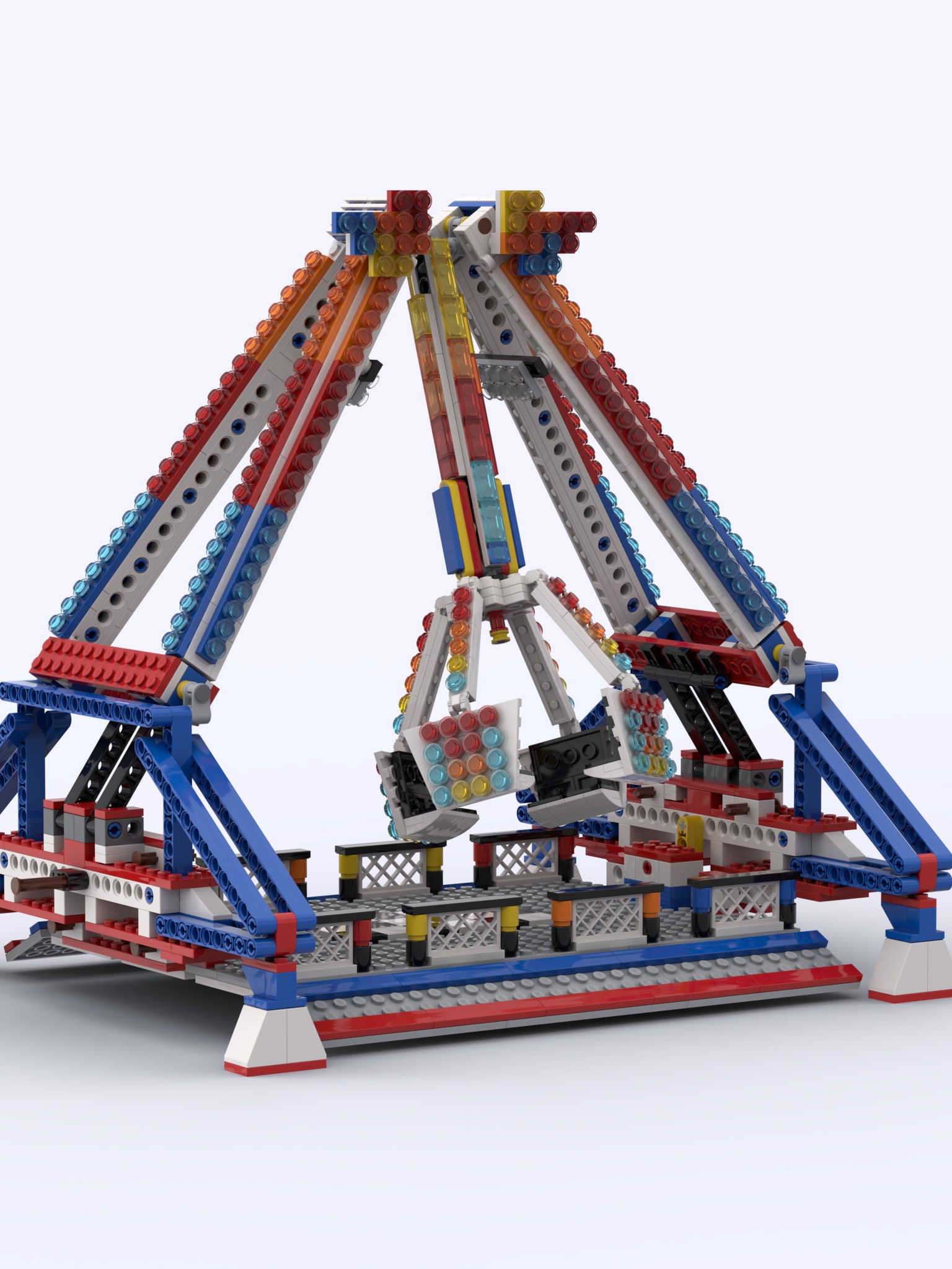 Freak Out Ride Lego Model (instructions Only) - Etsy