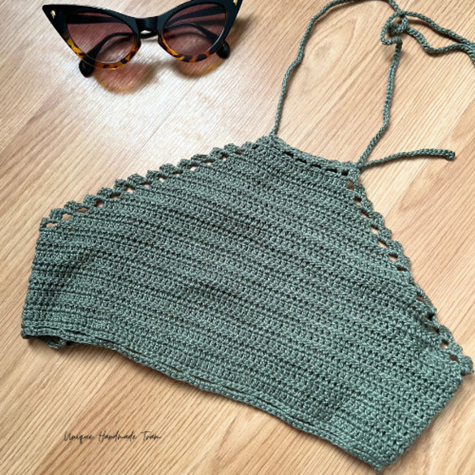 Crochet Top Handmade in Brazil Summer 2023 Unique Pieces Exclusive ...