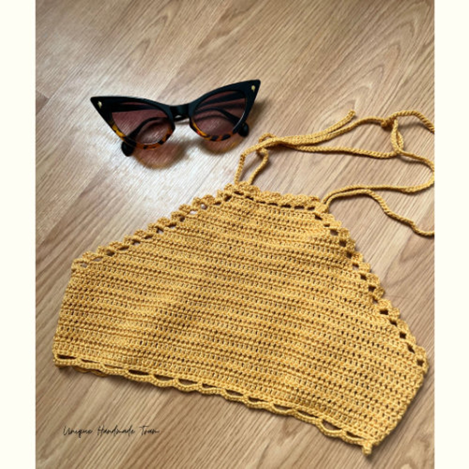 Crochet Top Handmade in Brazil Summer 2023 Unique Pieces Exclusive ...
