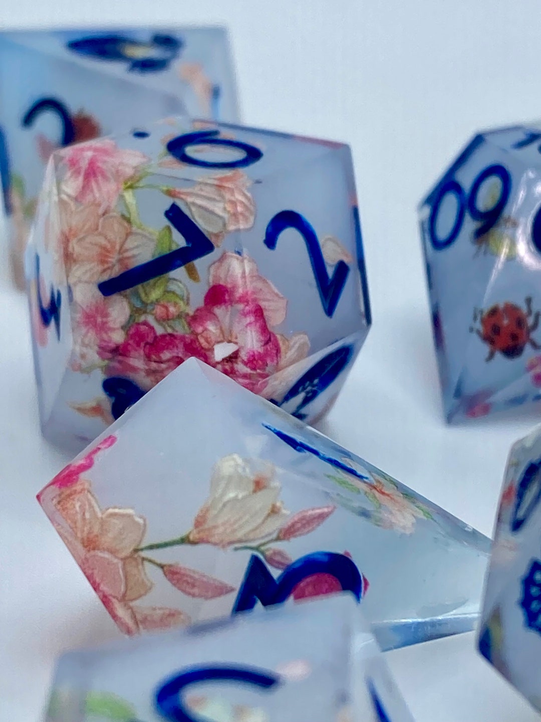 Cottage Delight Bees, Bugs, Cherry Blossom, Flowers, Flower Dice ...