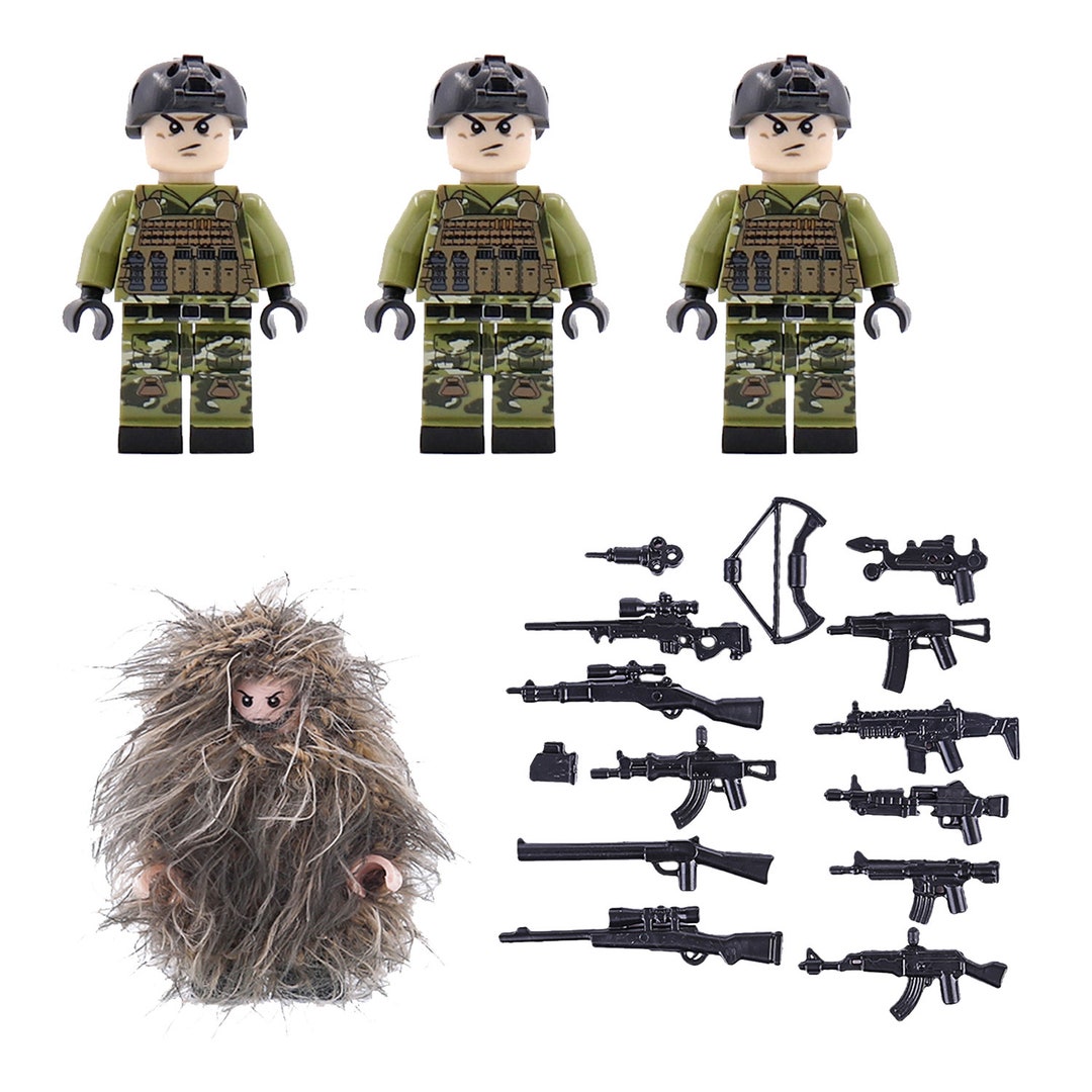 4 X Custom Infantry Green Special Ops Weapons Team / Soldier - Etsy