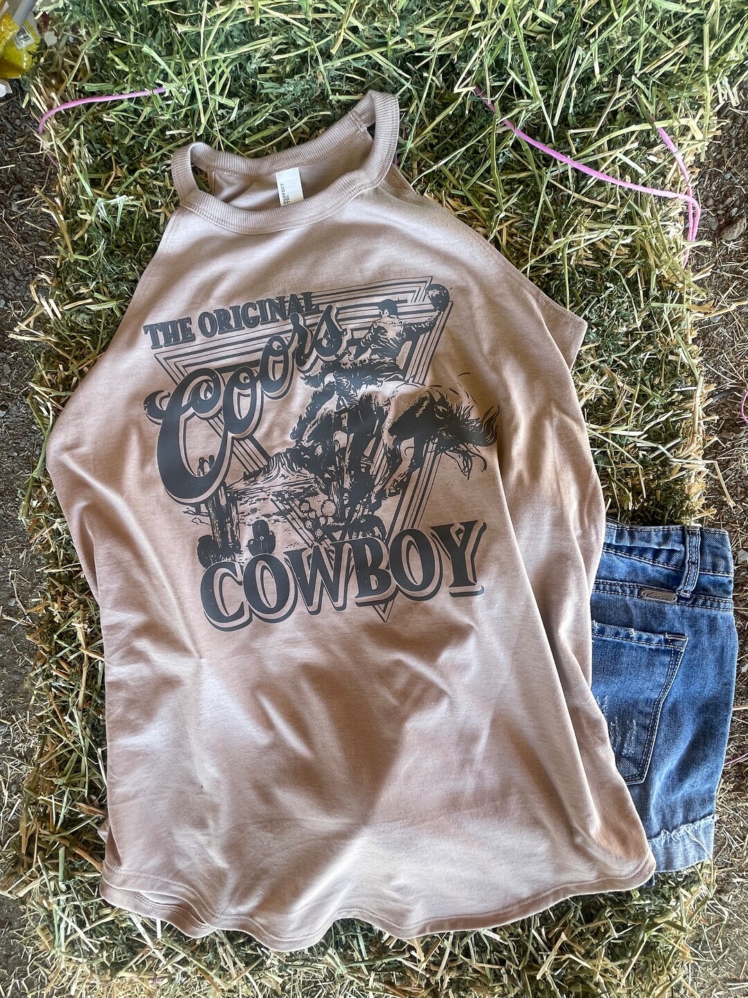 Coors Cowboy Tank / Rocker Tank/ Sweatshirt - Etsy