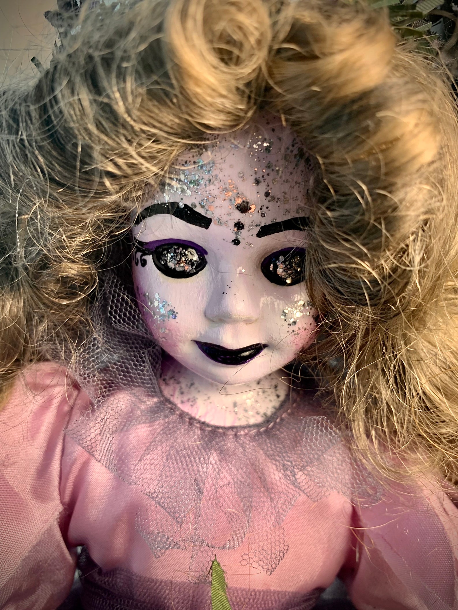 Selene of the Silver Moon Fem Horror Doll: Creepy Scary Spooky Macabre ...