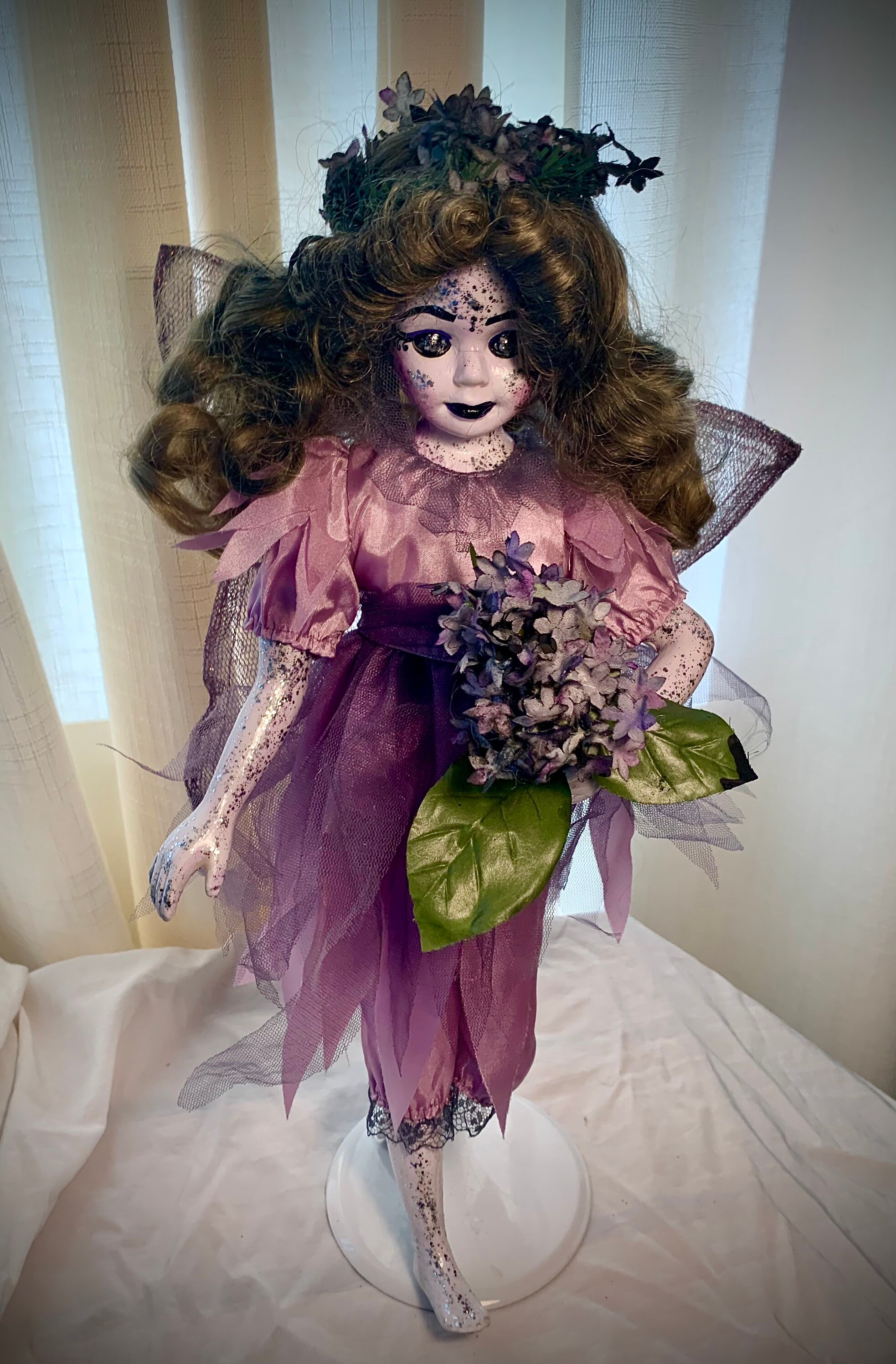 Selene of the Silver Moon Fem Horror Doll: Creepy Scary Spooky Macabre ...