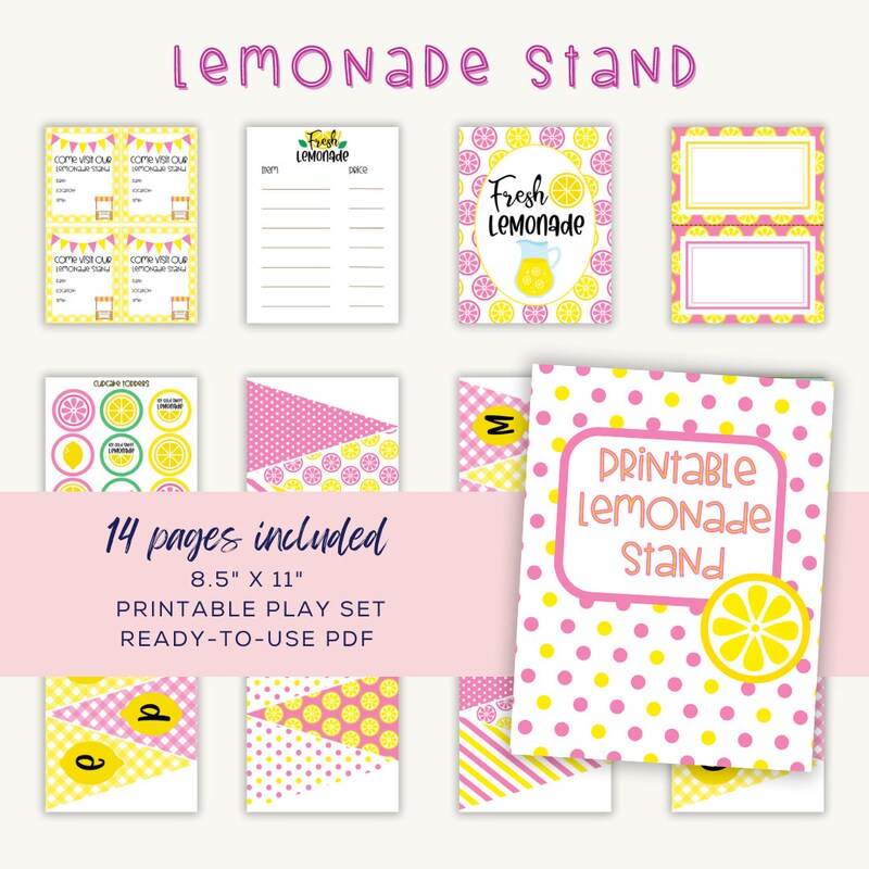 Lemonade Stand Price List - Etsy