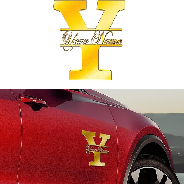 Metal Letter Emblems for Car - Etsy