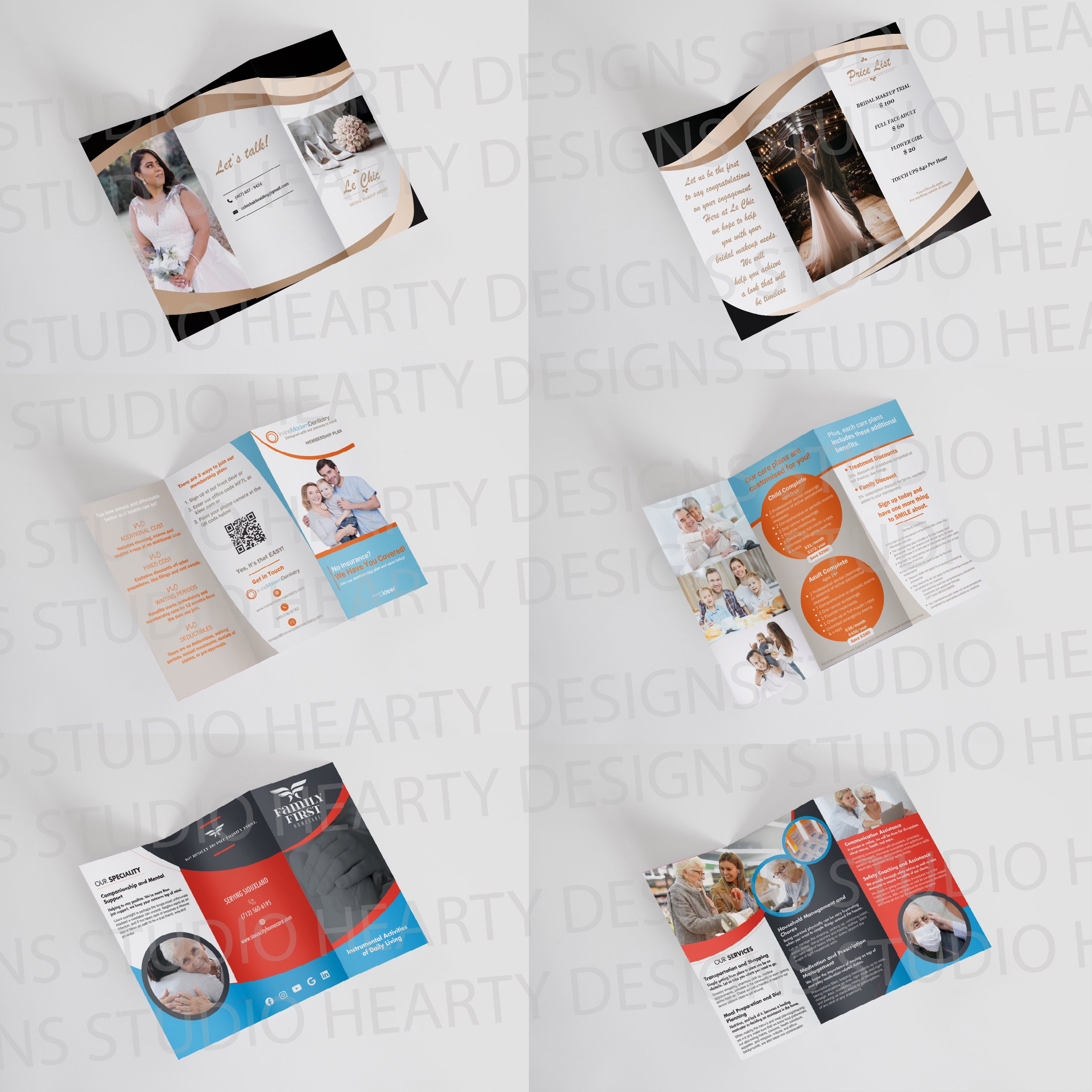 Diseño de folleto tríptico personalizado Diseño de folleto tríptico ...