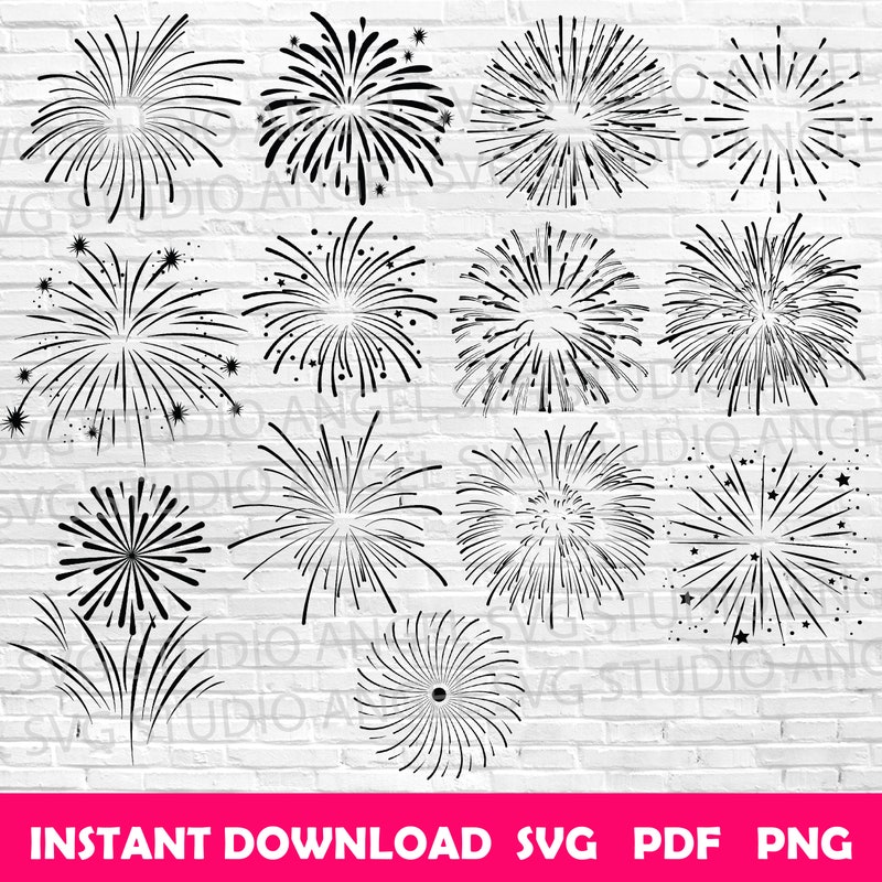 Firework Svg - Etsy