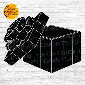 Gift Box Svg Gift Box Cricut Gift Box Vector Gift Box Svg Bundle Gift ...