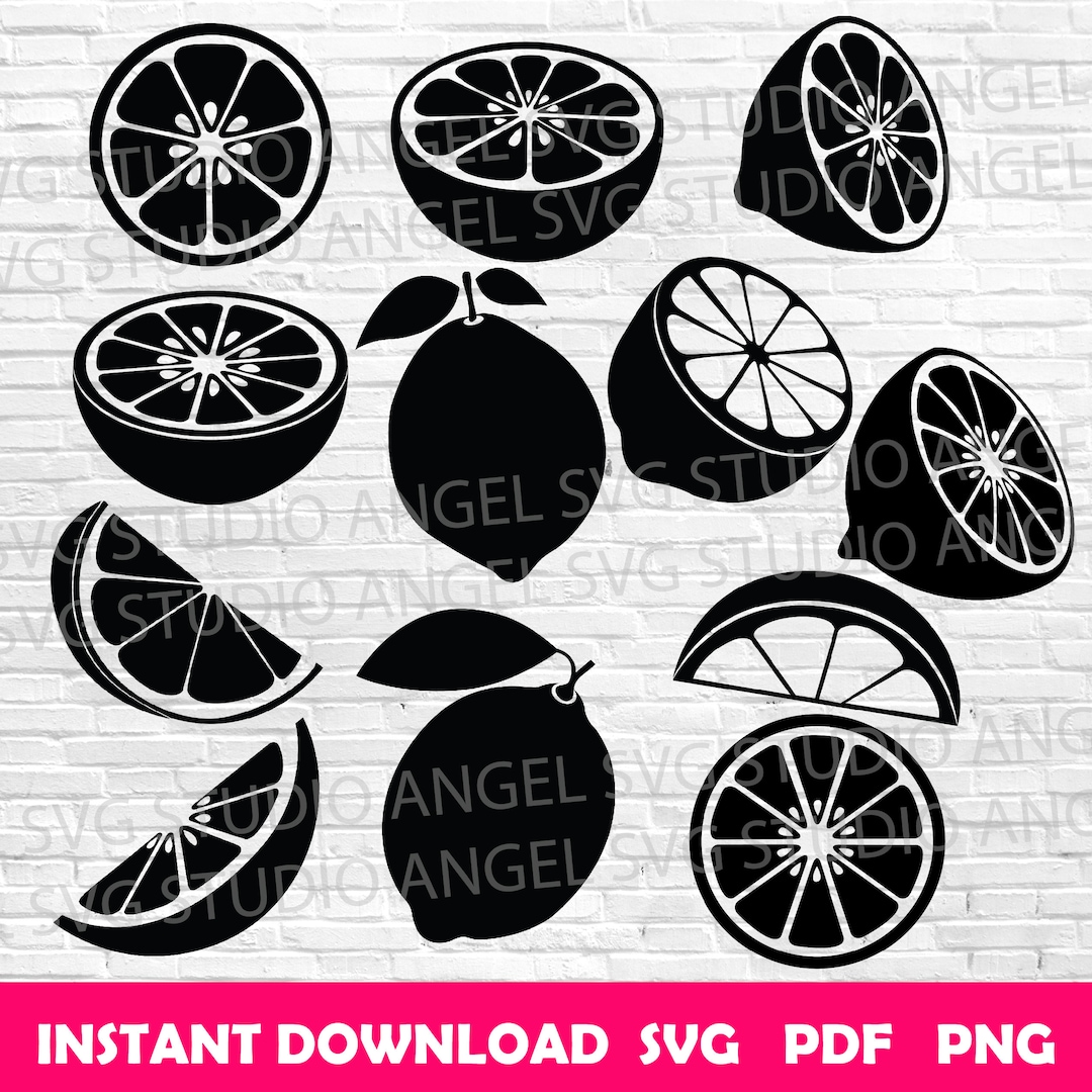 Lemon Svg Lemons Svg Lemon Cricut Svg Lemon Clipart Svg Lemon Vector ...