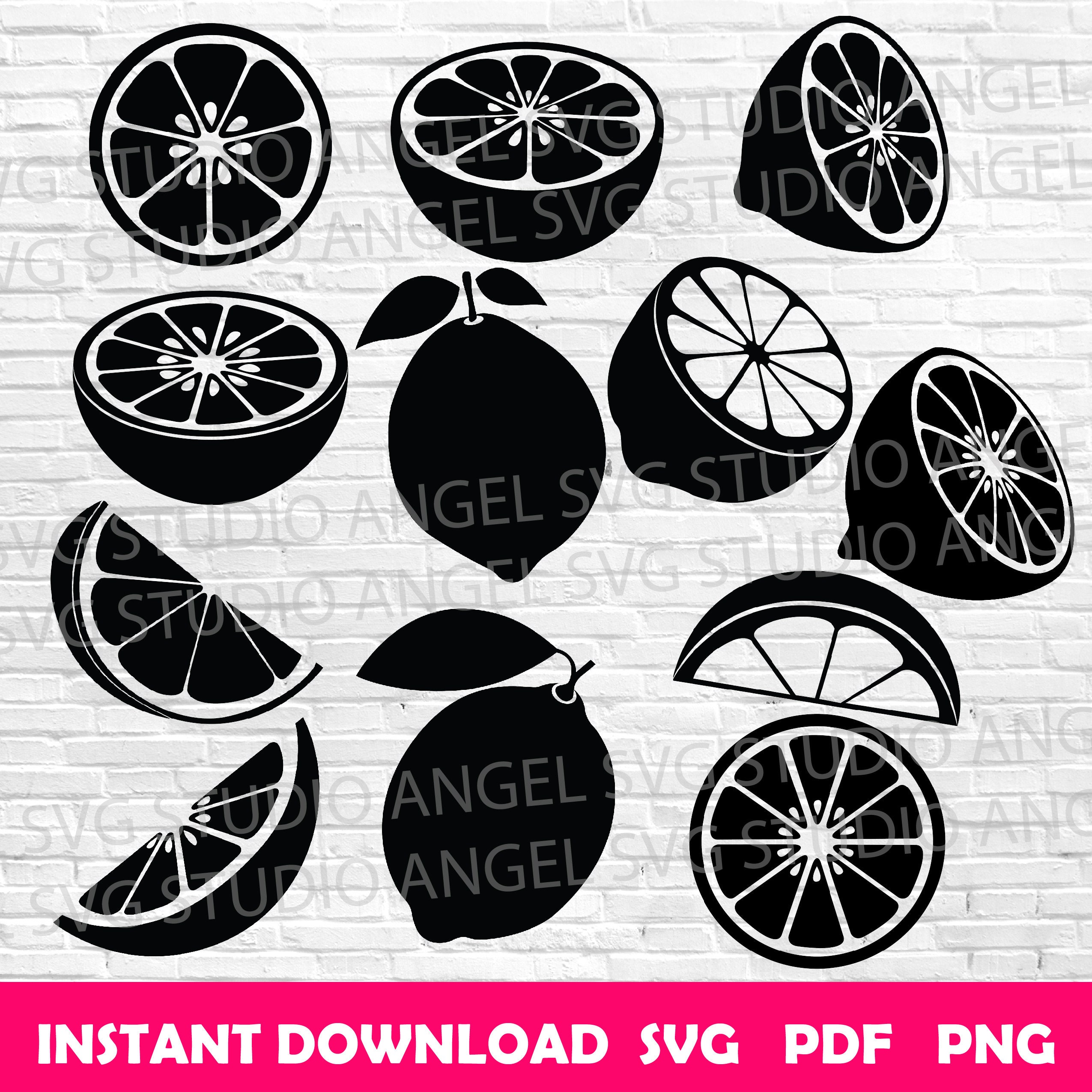 Lemon Svg Lemons Svg Lemon Cricut Svg Lemon Clipart Svg Lemon Vector ...