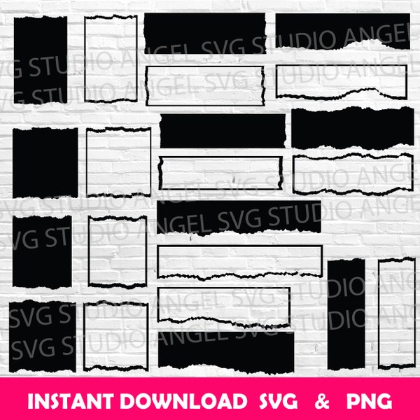 Torn Paper Collage - Etsy