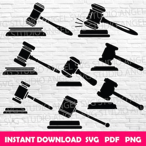 Gavel Svg Justice Hammer Svg Justice Gavel Svg Gavel Cricut Gavel Svg ...