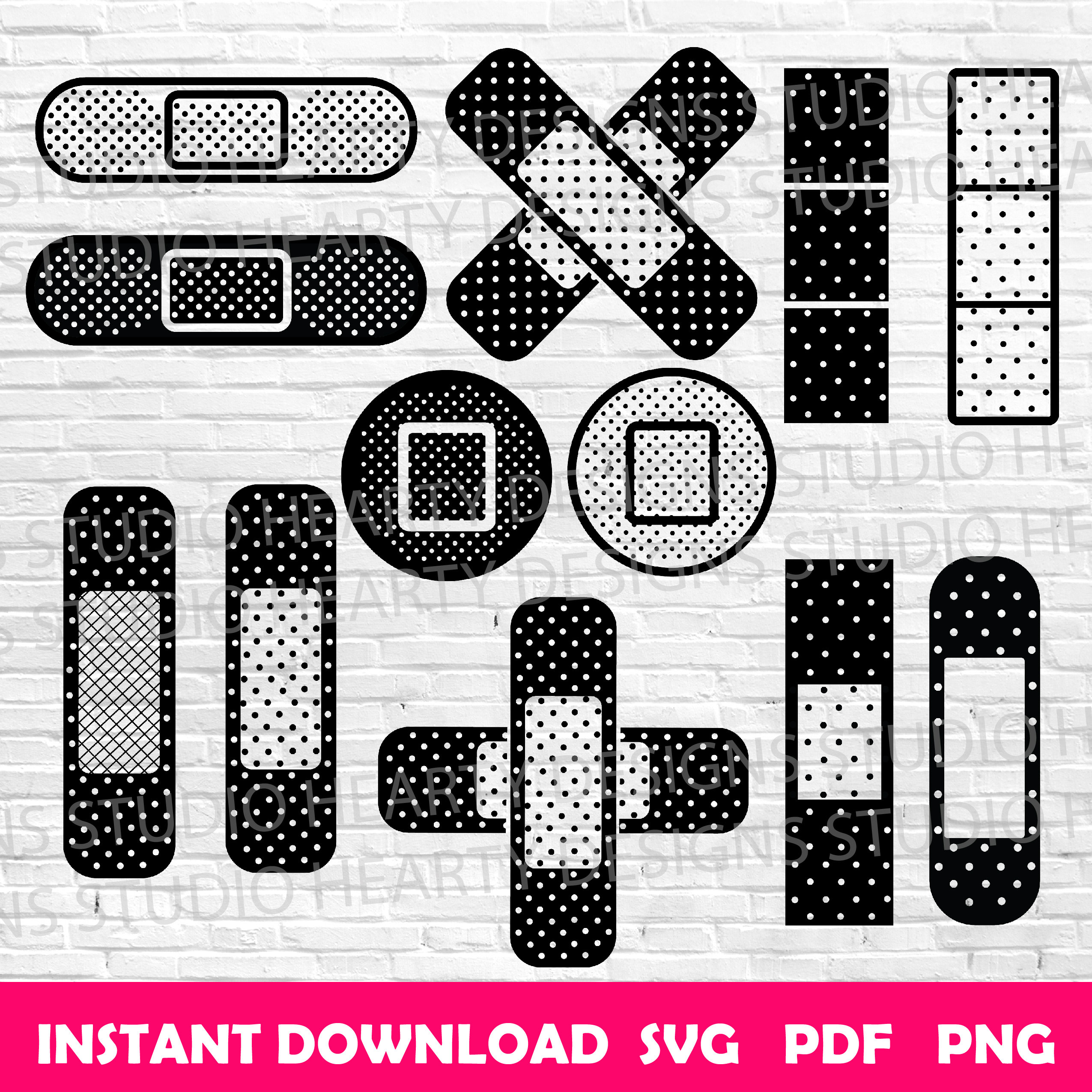 Band Aid Svg Bandage Svg Band Aid Cricut Band Aid Svg Bundle - Etsy