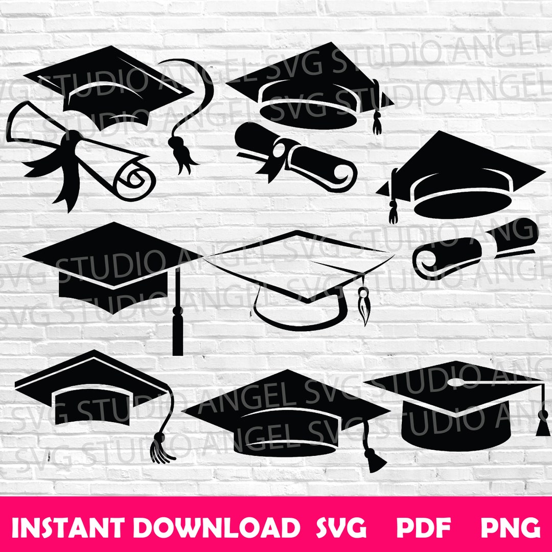 Graduation Hat Svg Graduation Hat Svg Design Graduation Hat Cricut Svg ...