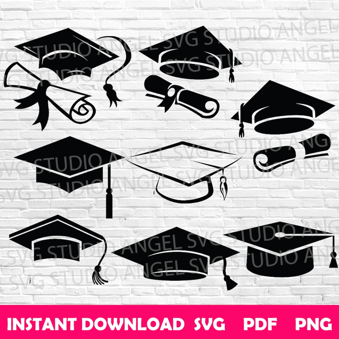Graduation Hat Svg Graduation Hat Svg Design Graduation Hat Cricut Svg ...