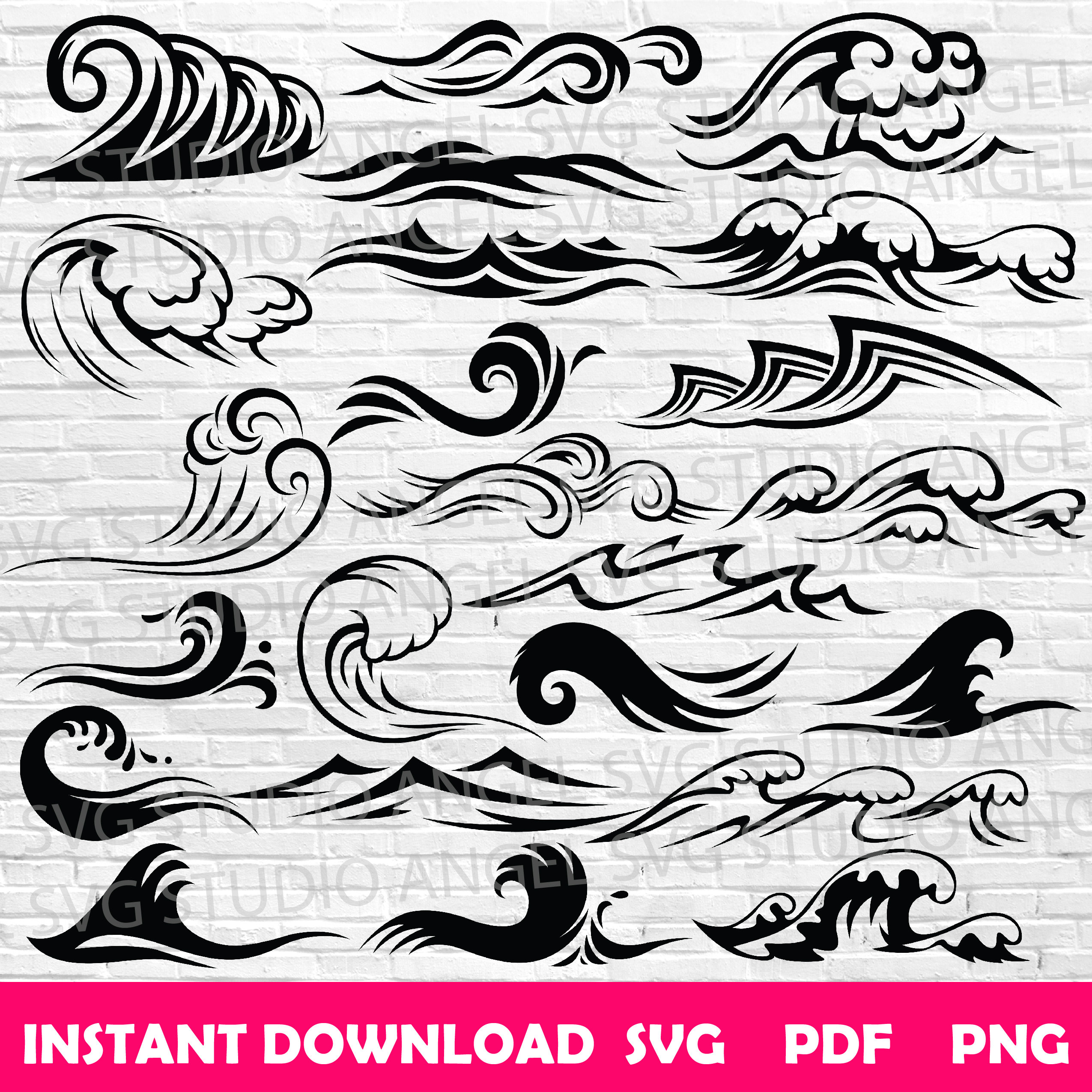 Water Waves Svg Ocean Waves Svg River Waves Svg Water Wave - Etsy Canada