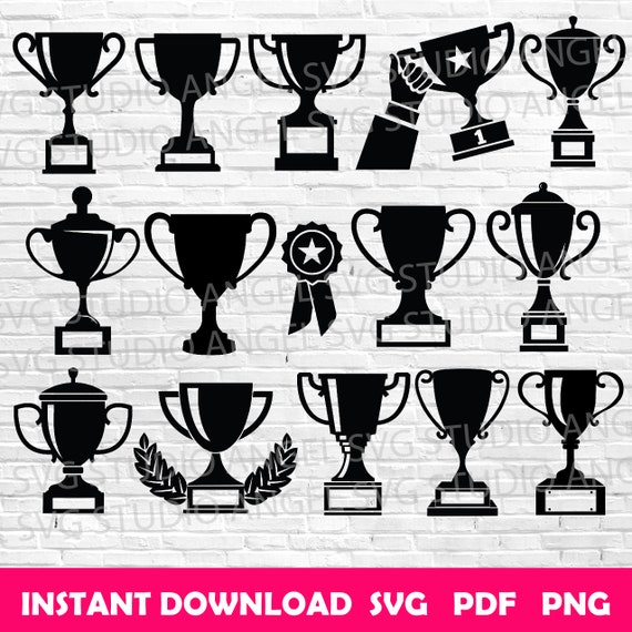 Silueta Vectorial De Trofeo