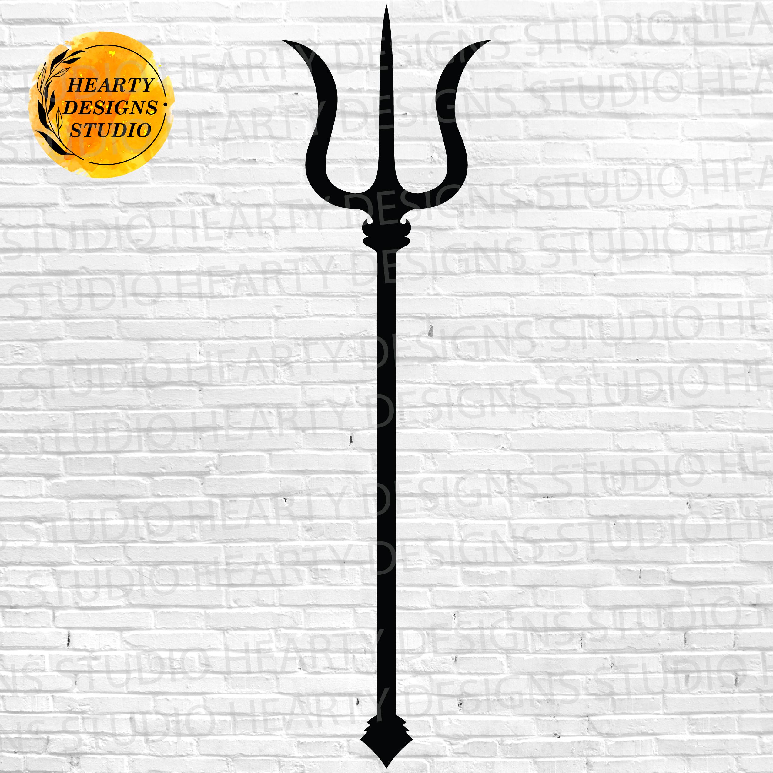 Trident SVG Bundle: Cut Files for Silhouette Cricut (digital Download ...