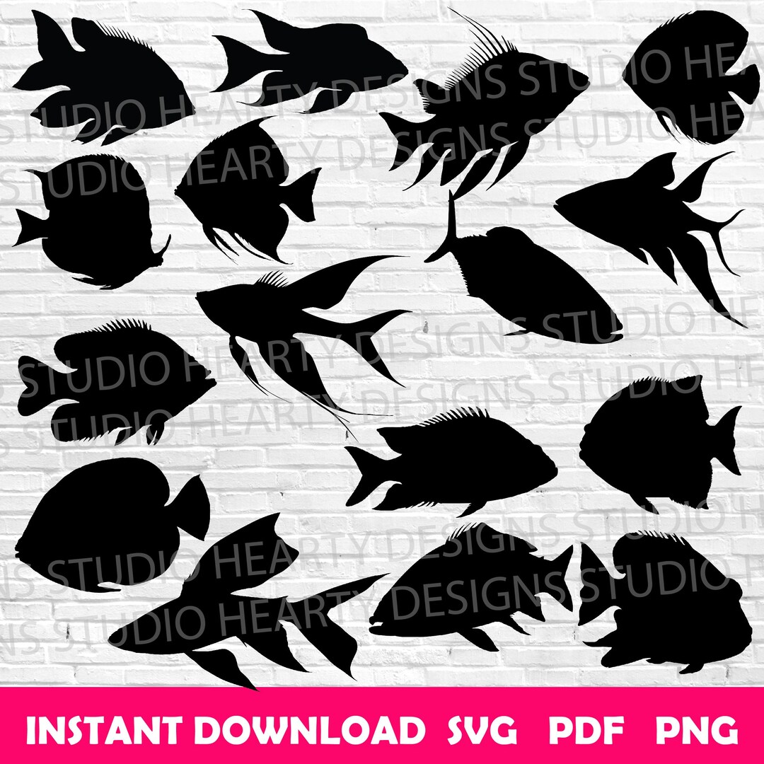 Fish Svg Fishes Svg Fish Cricut Fish Clipart Fish Vector Fish ...