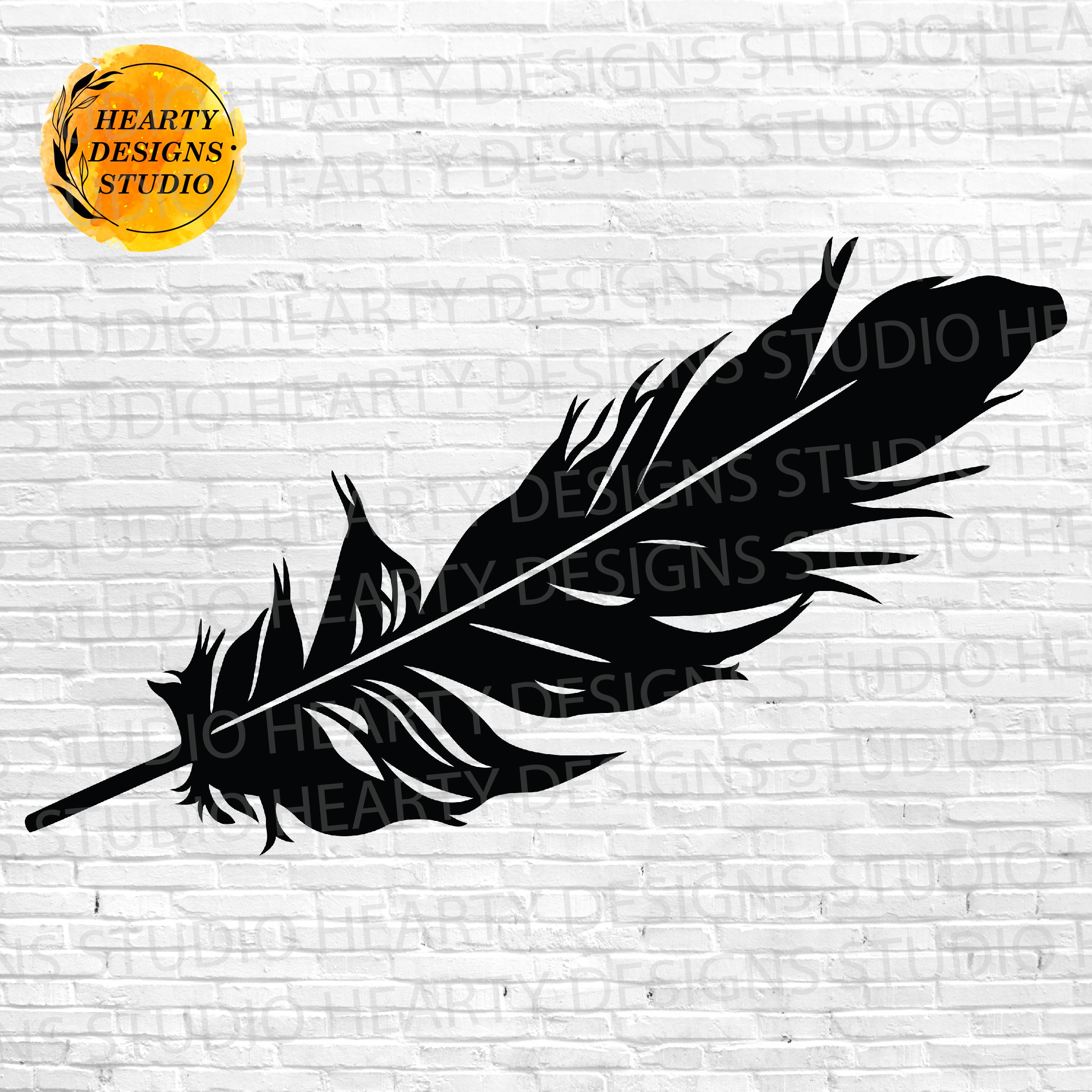 Feather SVG Bundle: Cut Files for Cricut Silhouette (digital Download ...